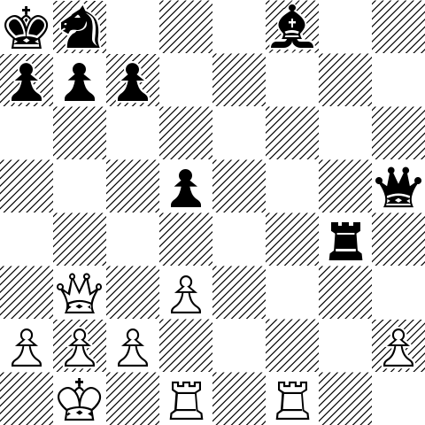 Black just picked up a knight on f8 on their last move. Can you ...