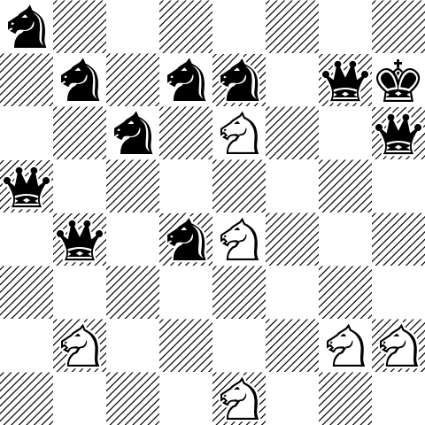 Got to see some nice geometry in my game - White to move and mate in 3 ...