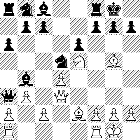 Here's a simple one from one of my own games. White to move and get an ...